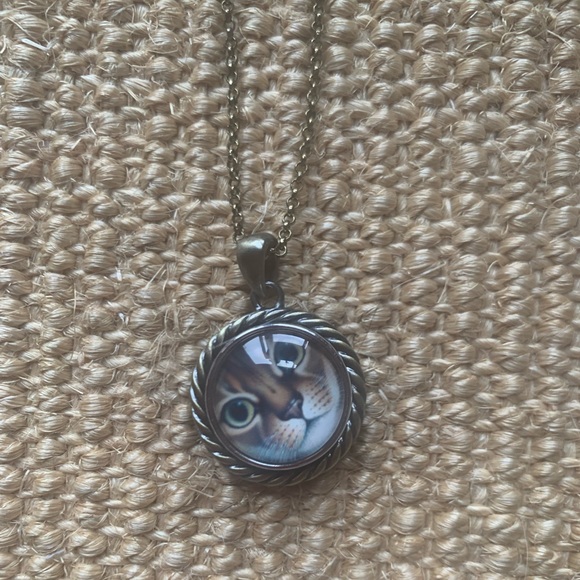 Jewelry | Kitty Face Necklace | Poshmark